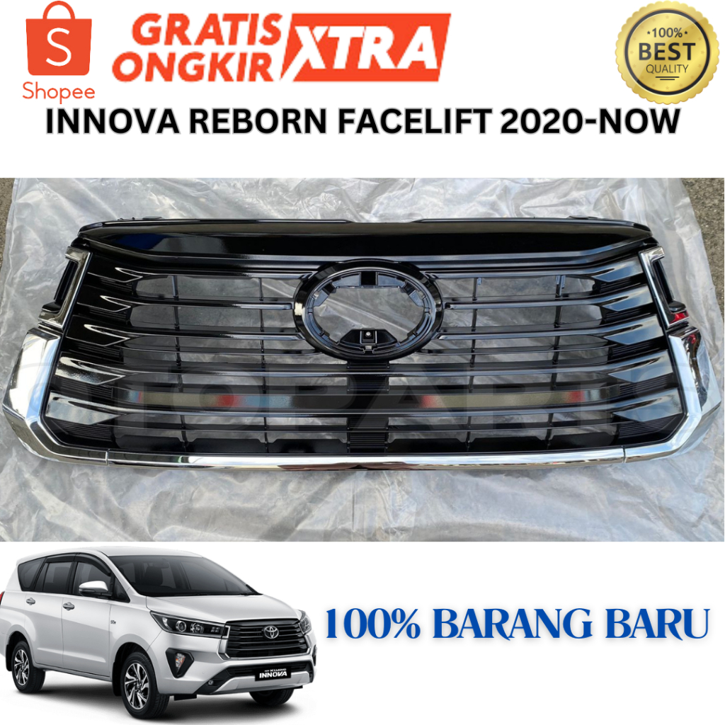 Jual GRILLE GRILL RAM RAMBANG TOYOTA INNOVA REBORN FACELIFT 2020 2021 ...