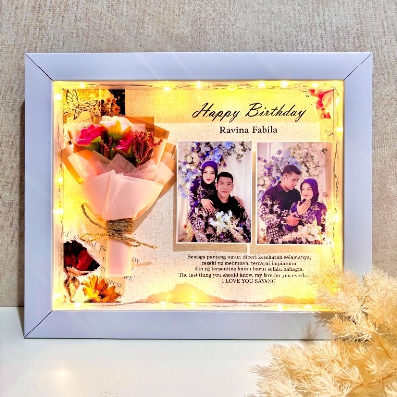 Jual Frame Photo Box Kolase Foto Kado Pacar | Shopee Indonesia