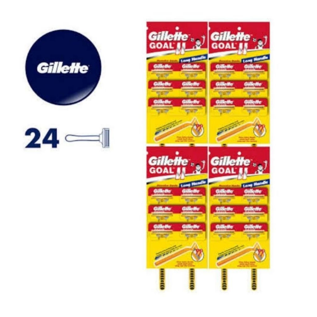 Jual cukur gillette goal 2 kuning isi 24pcs | Shopee Indonesia