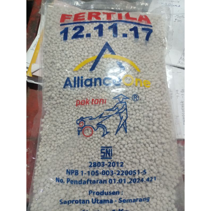 Jual Pupuk NPK Fertila 12.11.17 Kemasan Pabrik 1 kg | Shopee Indonesia