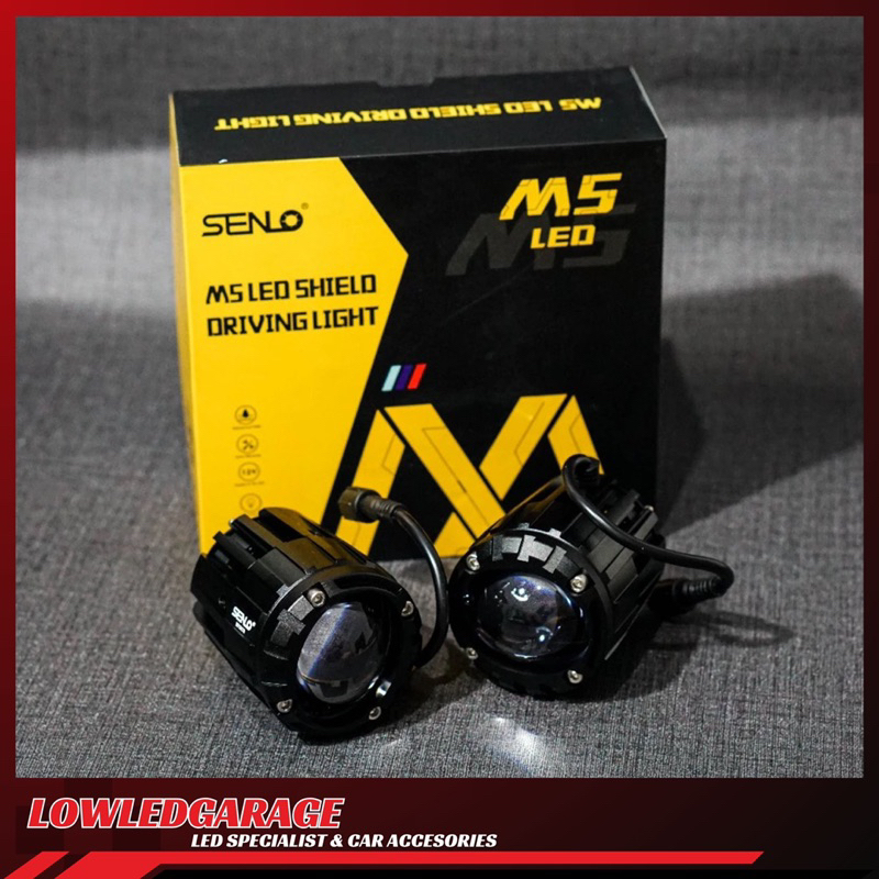 Jual SENLO M5 PLUS V3 MINI PROJIE BLUE LENS 100 WATT FOGLAMP LASER ...