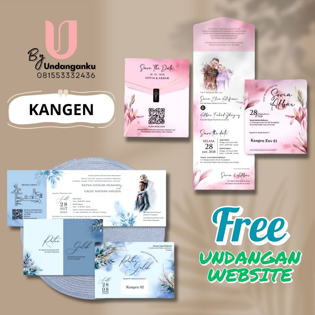Jual UNDANGAN PERNIKAHAN CETAK | UNDANGAN AESTHETIC FLORAL | UNDANGAN ...