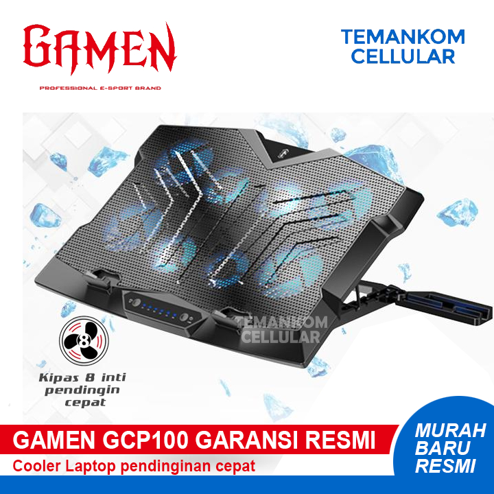 Jual Cooling pad Laptop Cooler laptop gaming Coolingpad GAMEN GCP100 ...