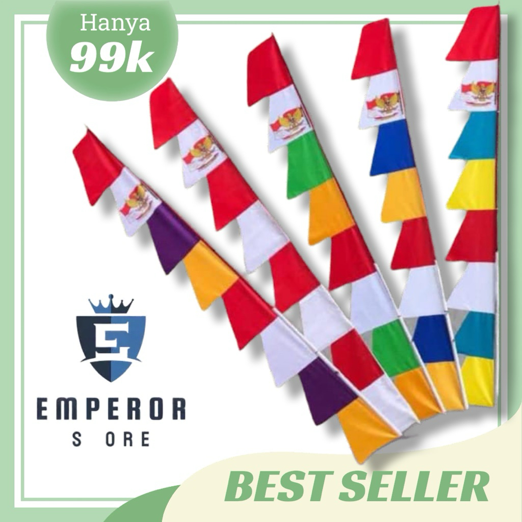 Jual Umbul Umbul Gergaji umbul-umbul warna warni Dirgahayu Hut Kemerdekaan RI | Shopee Indonesia