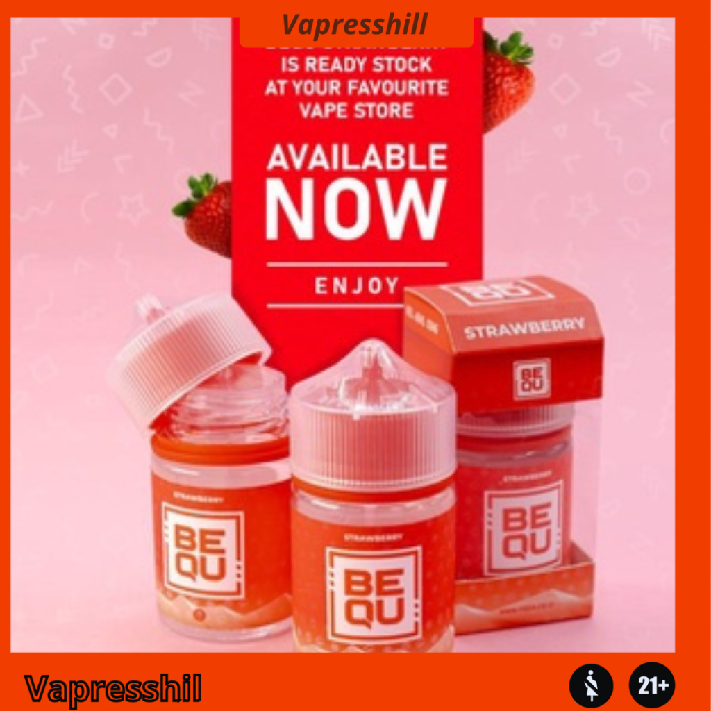 Jual BEKU NEW BEQU STRAWBERRY 60ML BEKU AUTHENTIC FREEBASE LIQUID ...