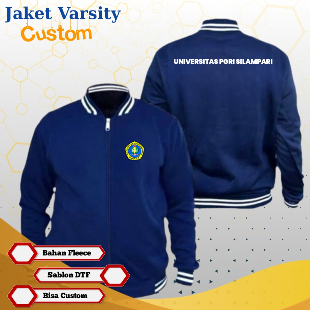Jual Jaket Universitas PGRI Silampari Jaket Varsity Custom UI | Shopee ...