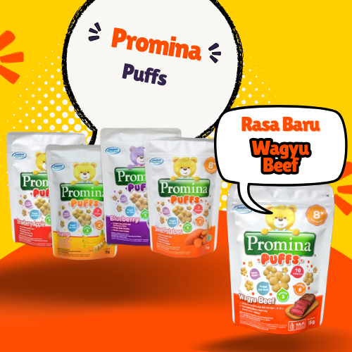 Jual Promina Puffs, Crunchies, Melty Buns, Blueberry / Strawberry ...