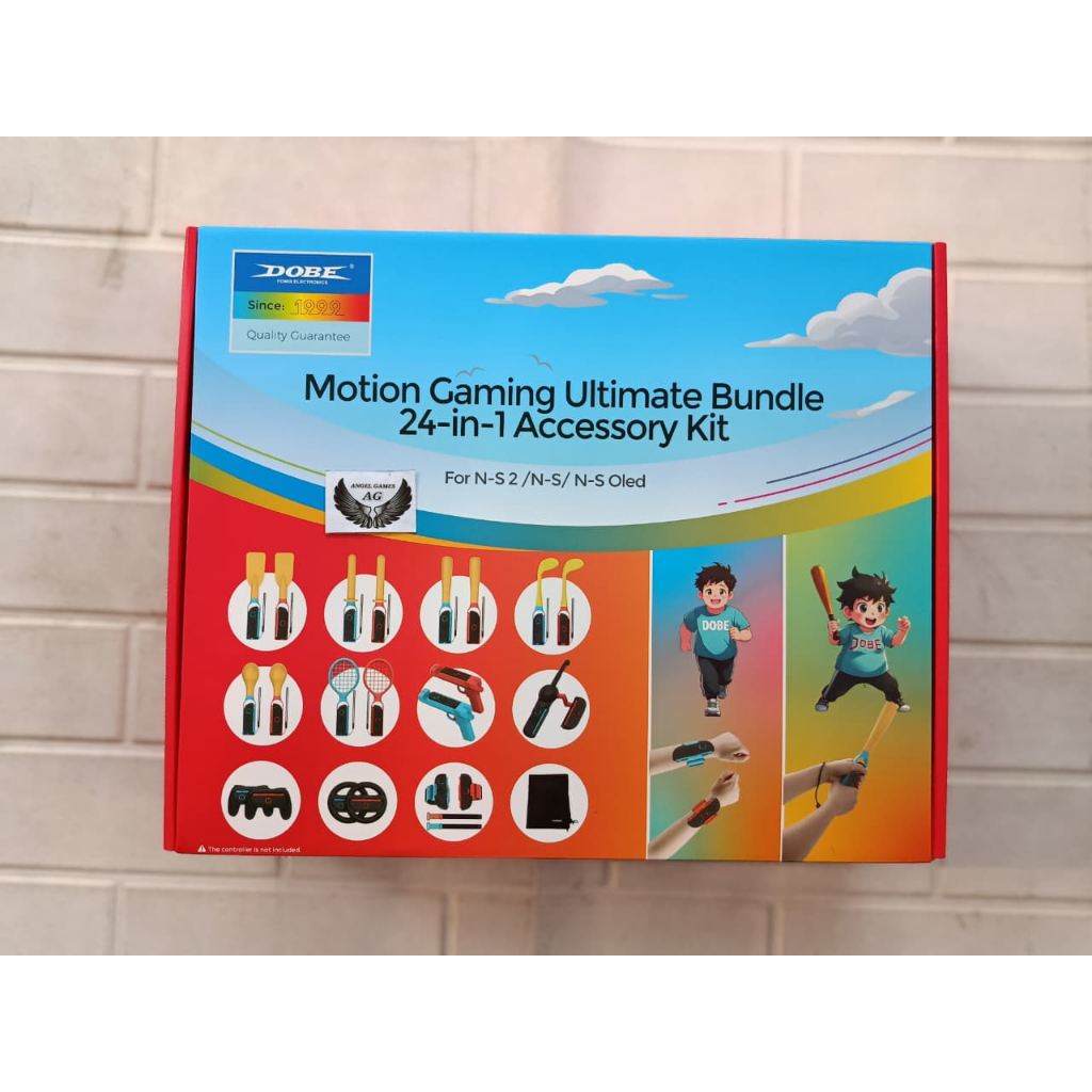 Jual Dobe Motion Gaming Ultimate Bundle Accessory Kit 24 in 1 For ...