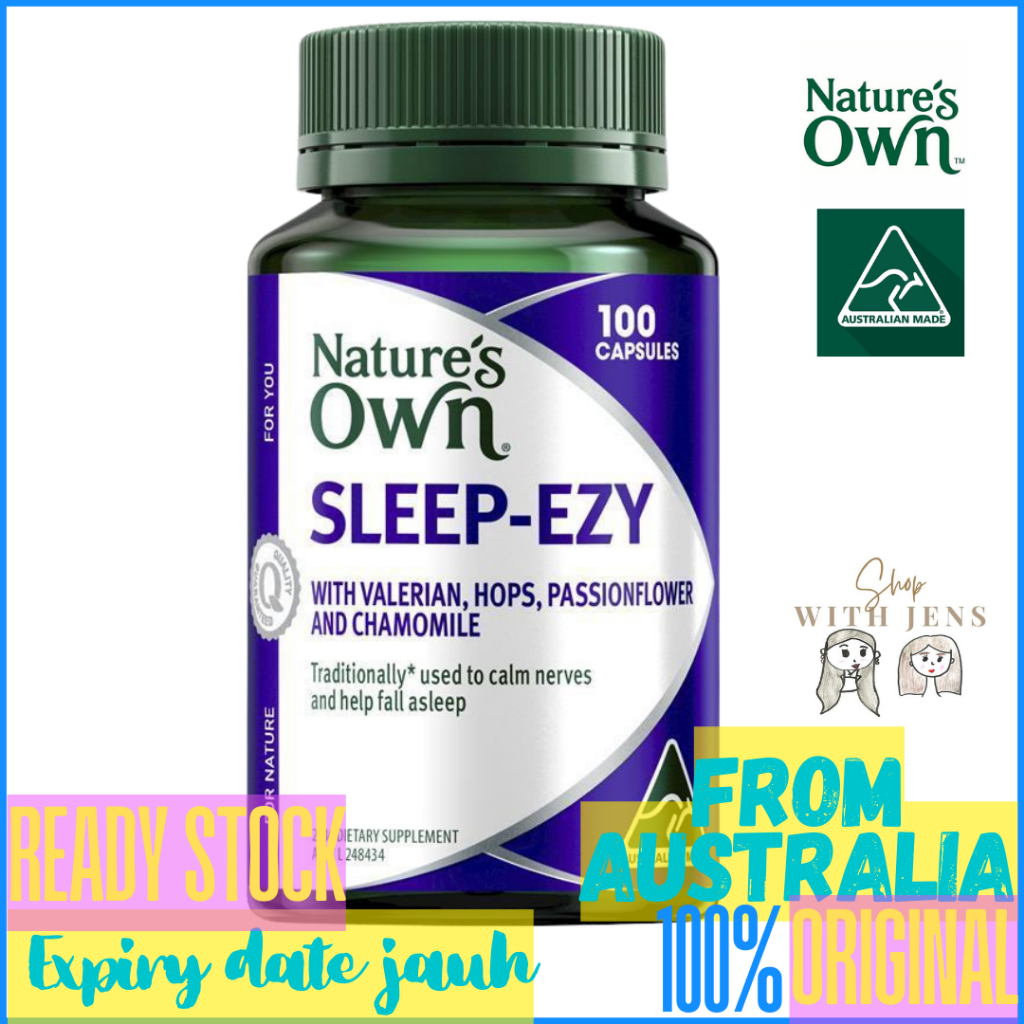 Jual Nature's Own Sleep Ezy 100 Capsules Untuk Membantu Tidur Pulas ...