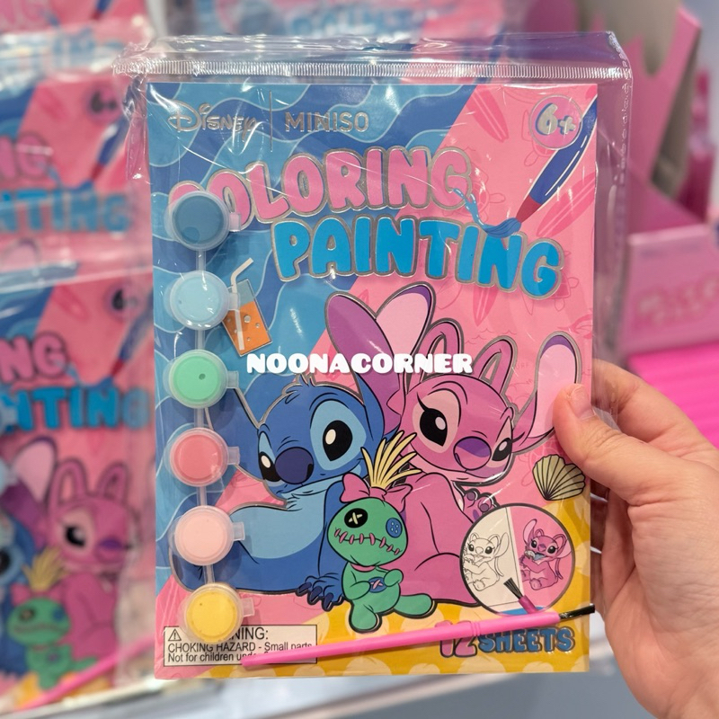 Jual Miniso x Disney ‼️ DIY Coloring Painting Lilo & Stitch Collections ...
