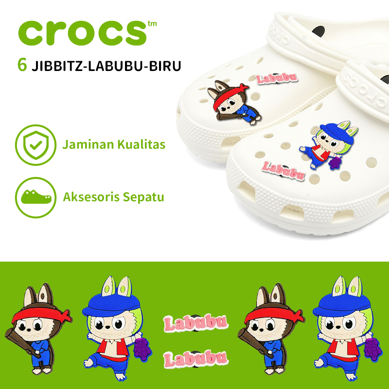 Jual [COD] Crocs Jibbitz Set-LaBuBu-Biru | Shopee Indonesia
