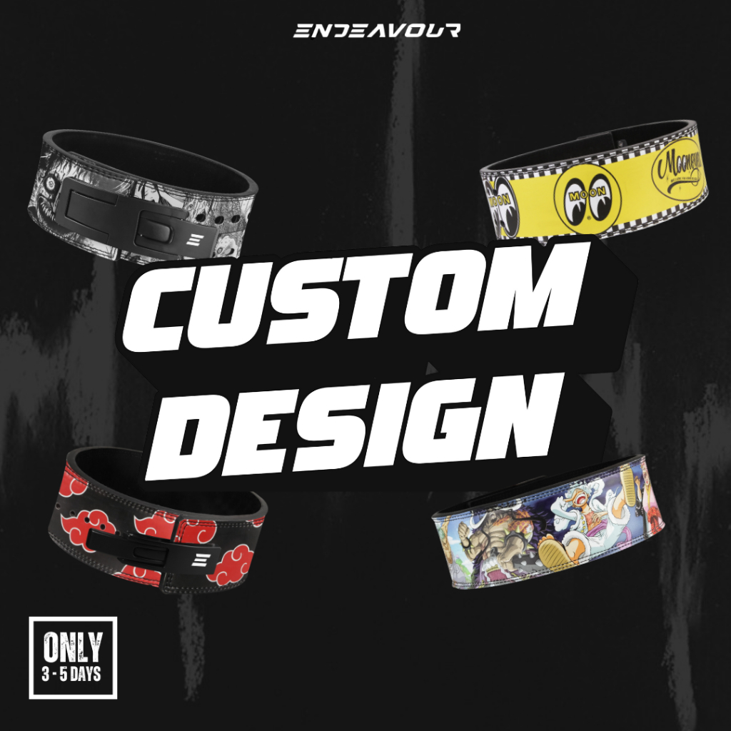 Jual (CUSTOM DESIGN) Endeavour Lifting Belt 10 & 12mm | Gym Belt ...
