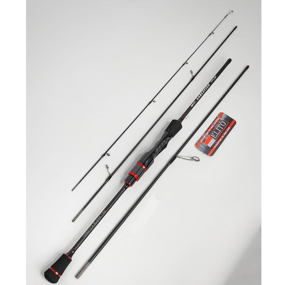 Jual Joran Spinning Travel Rod Elito SABLE FISH 604 664 704 Solid ...
