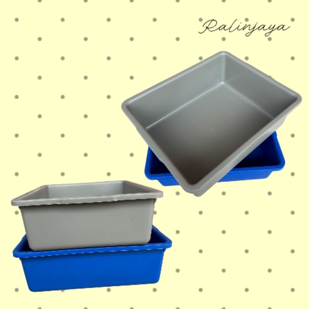 Jual Bak Pasir / Bak Kotak Plastik / Litter Box Bak Serbaguna | Shopee ...