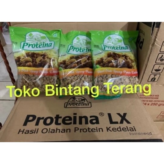 Jual Proteina Protena LX 250 gr / Protein Nabati /Daging Cincang Vegan ...
