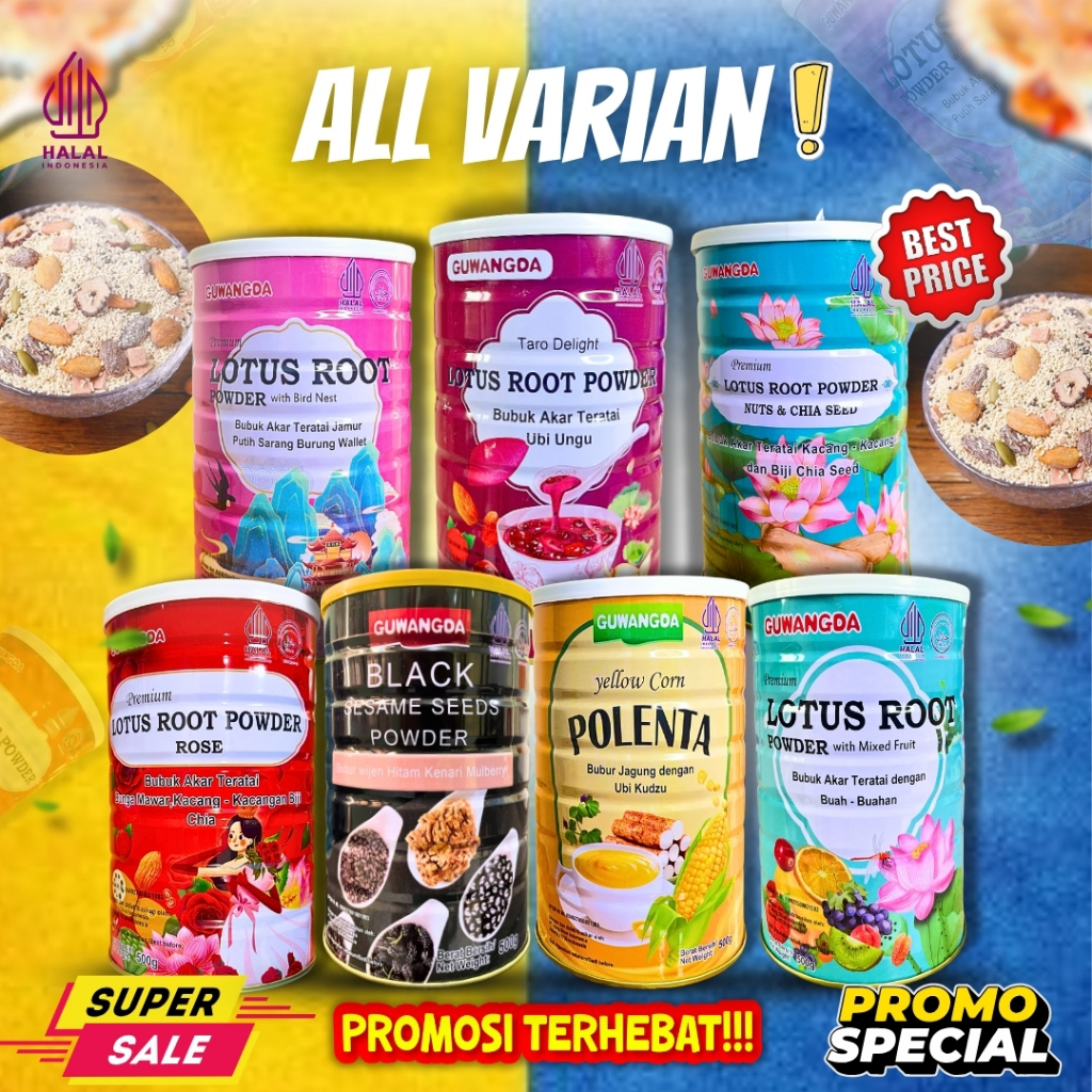 Jual OU FEN LOTUS ROOT POWDER HALAL/BPOM - CEMILAN SEHAT RENDAH KALORI ...