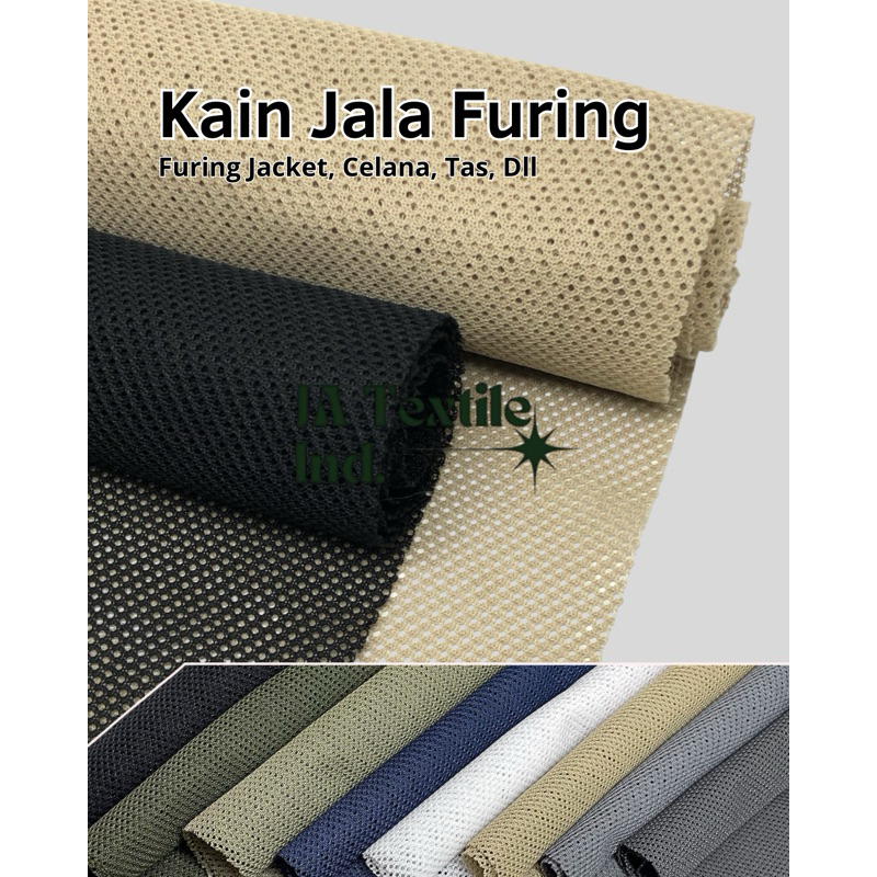 Jual 1 KG - KAIN JALA JARING FURING - JACKET CELANA TAS DLL | Shopee ...