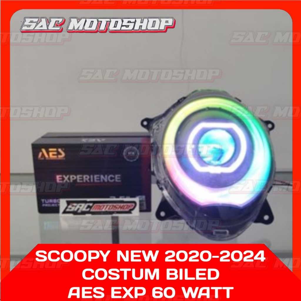 Jual PROJIE PROJECTOR BILED SCOOPY NEW 2020-2024 BILED AES EXPERIENCE ...