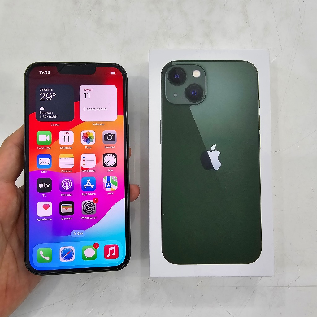 Jual iP 13 SECOND 128GB PONTIANAK IP 13 Bekas Mulus 100% RESMI | Shopee Indonesia