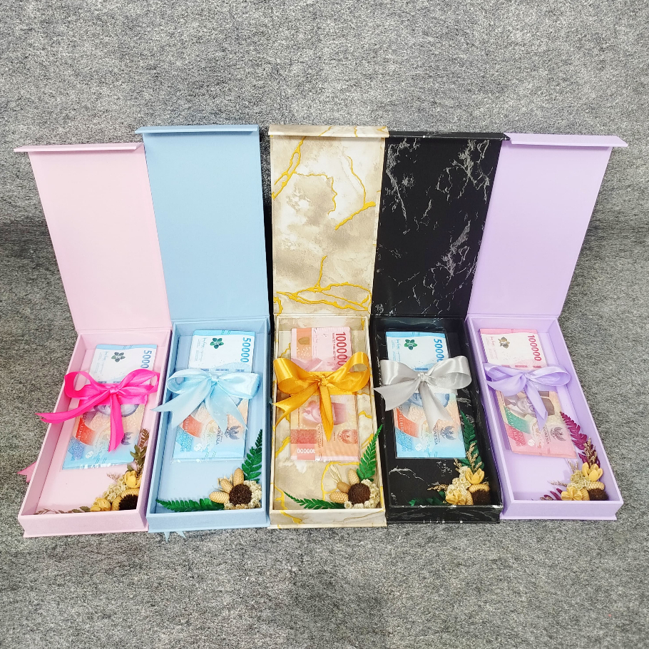 Jual Gift box Money (10-45 Lembar) / Hadiah Ulang tahun / Anniversary / Wisuda / Valentine ...