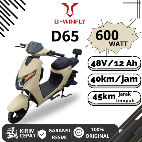 Jual Sepeda Listrik UWINFLY D65 D60 Motor Power 500 Watt 48V/12Ah Terbaru 2025 Garansi Resmi ...
