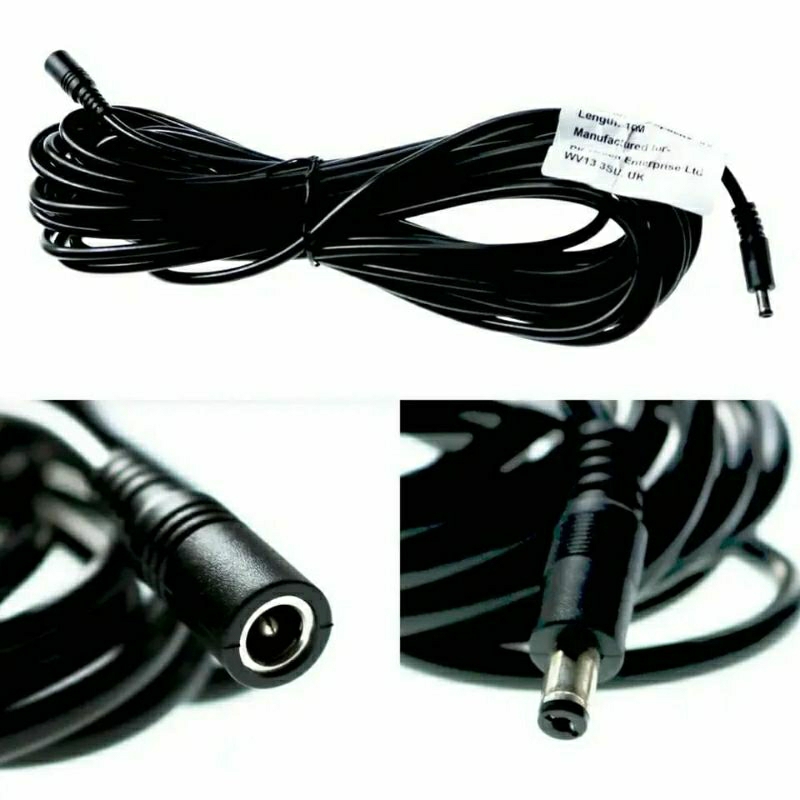 Jual kabel warna hitam khsusus buat cctv IP cam colok ke adaptor ya ...
