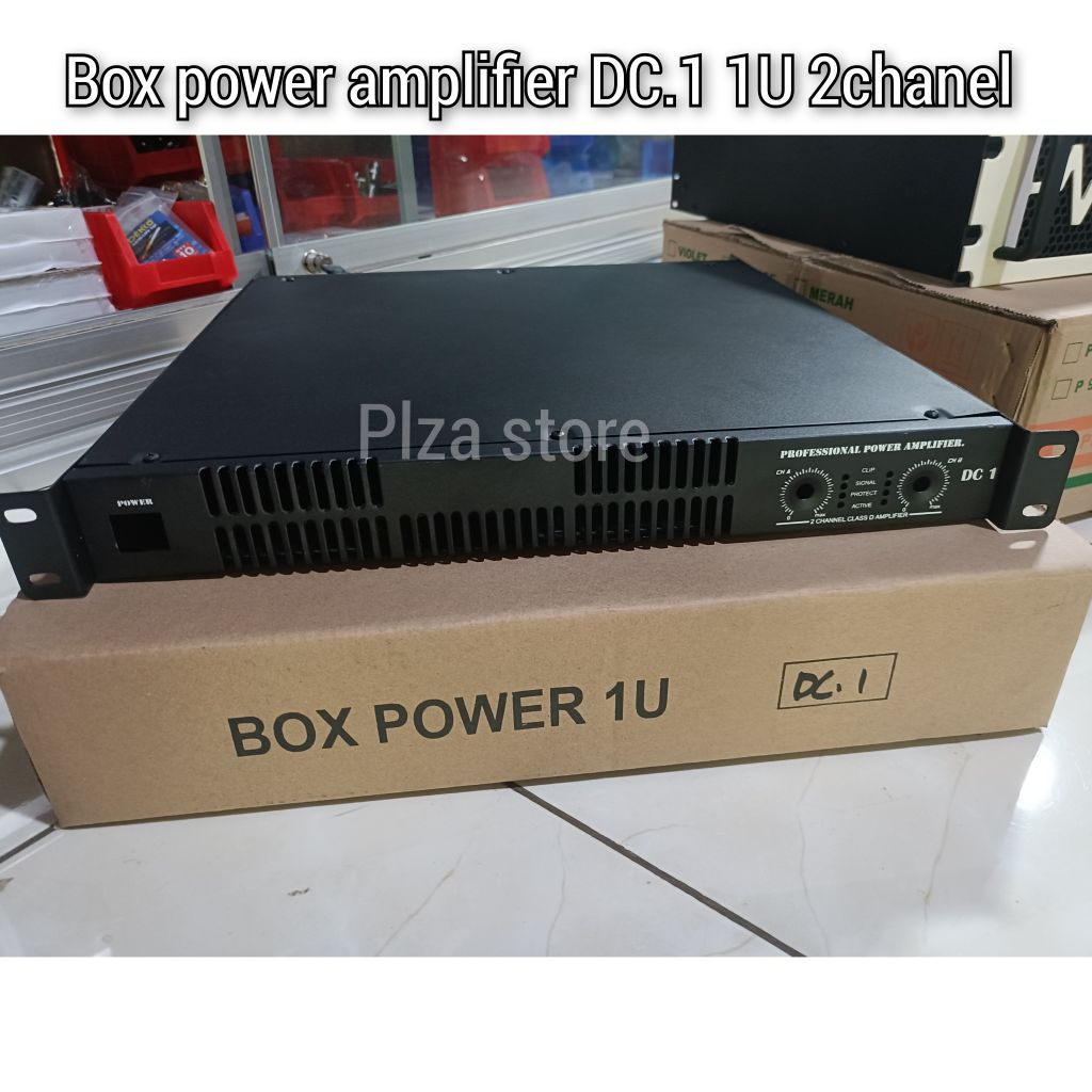 Jual Bok power amplifier DC1 ukuran 1U 2chanel warna hitam cocok untuk power class D | Shopee ...
