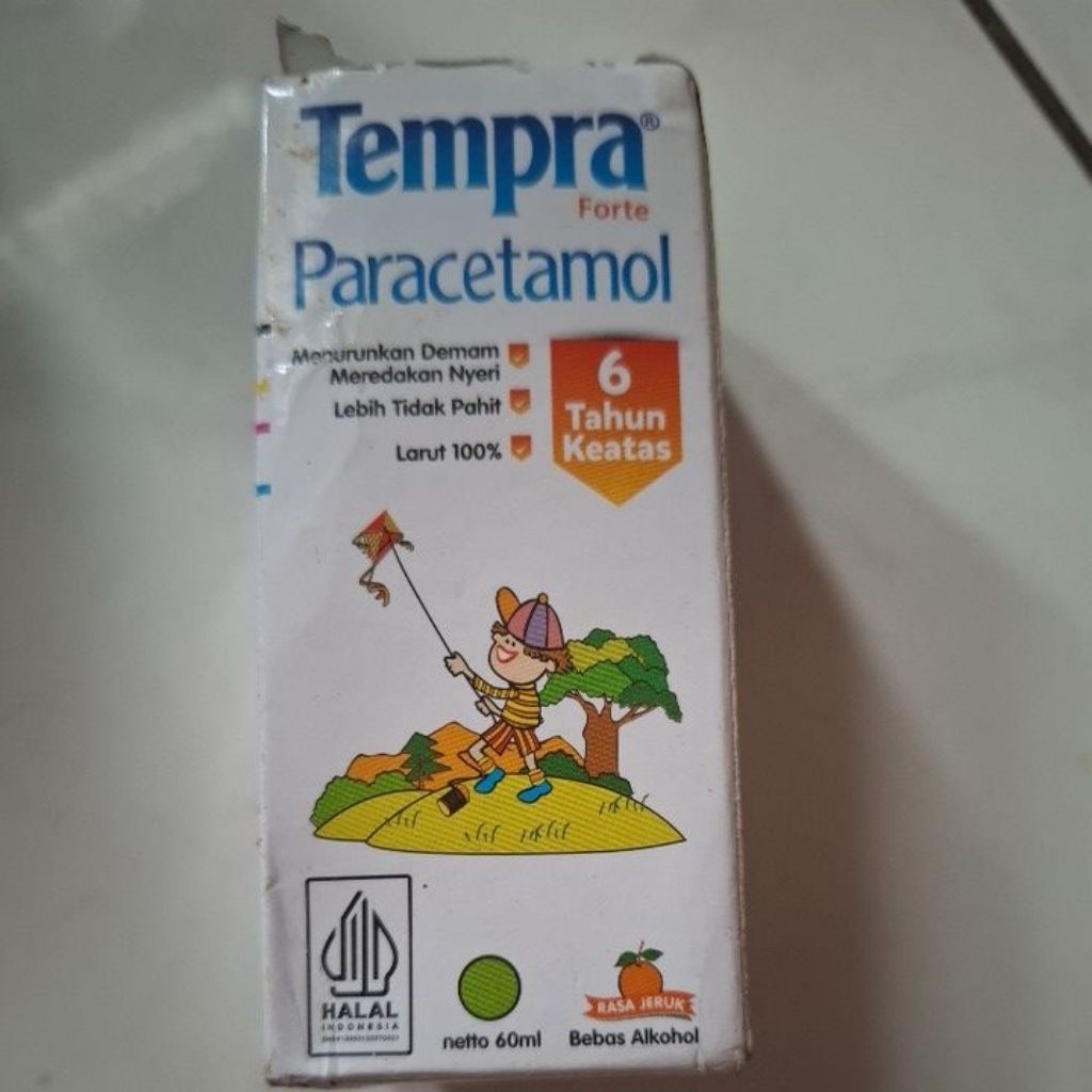 Jual Tempra Forte Paracetamol 60ml 6 Tahun REJECT KEMASAN | Shopee ...