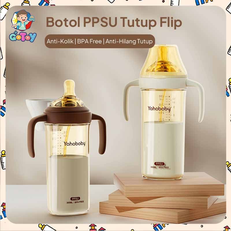 Jual YAHABABY Botol Susu Bayi PPSU Bebas BPA Anti Pecah & Anti Kembung Puting Menyerupai ASI ...