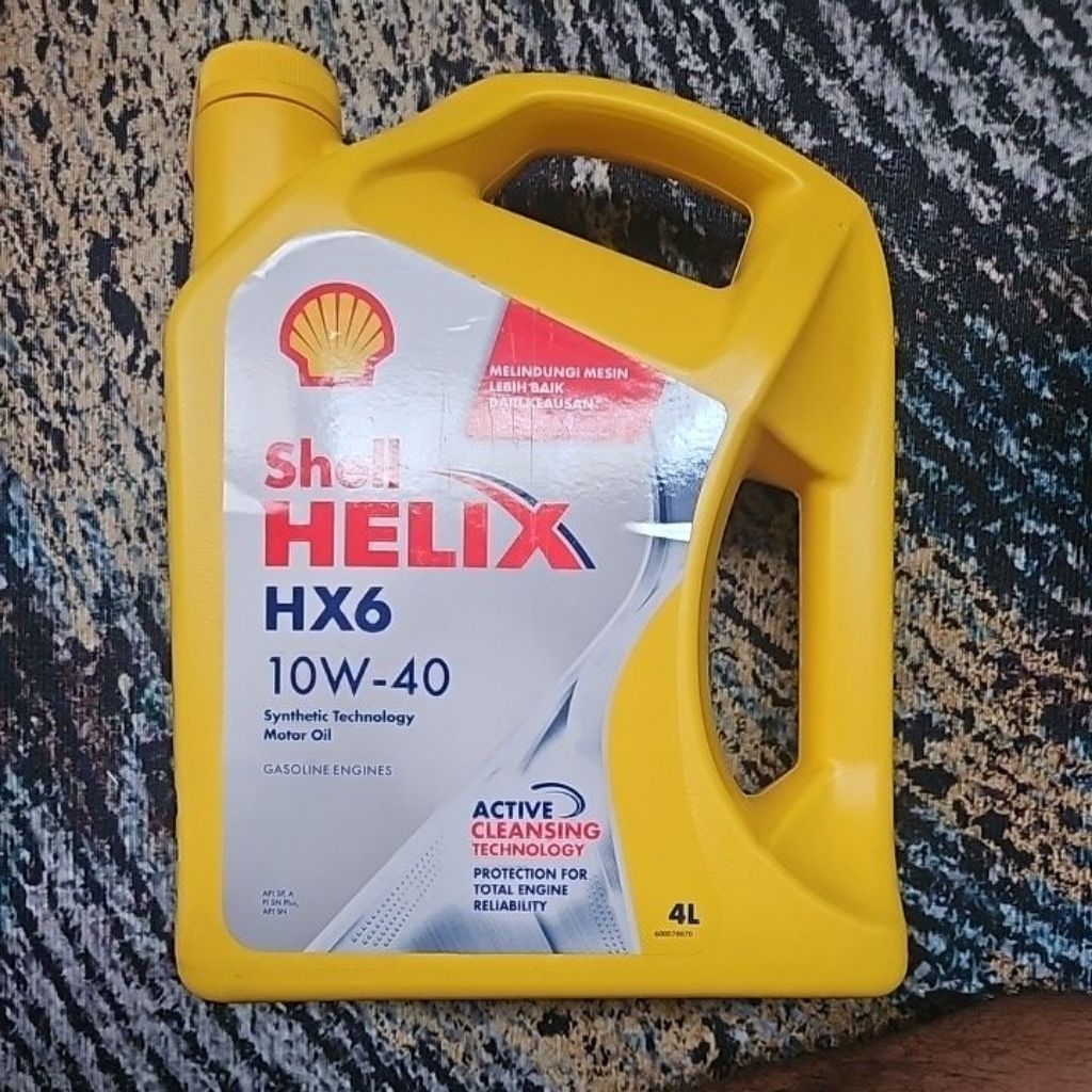 Jual SHELL HELIX HX6 10W-40 4 LITER | UNTUK MOBIL AVANZA, KIJANG, INOVA ...