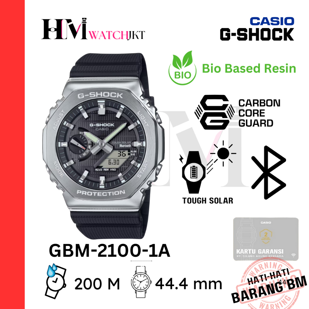 Jual CASIO G-SHOCK GBM-2100-1ADR Jam Tangah Pria Original Analog ...