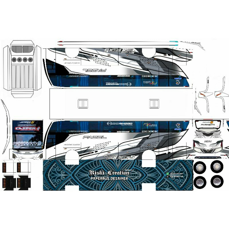 Jual POLA MINIATUR BUS TUAN MUDA JB5 Casper jb5 | Shopee Indonesia