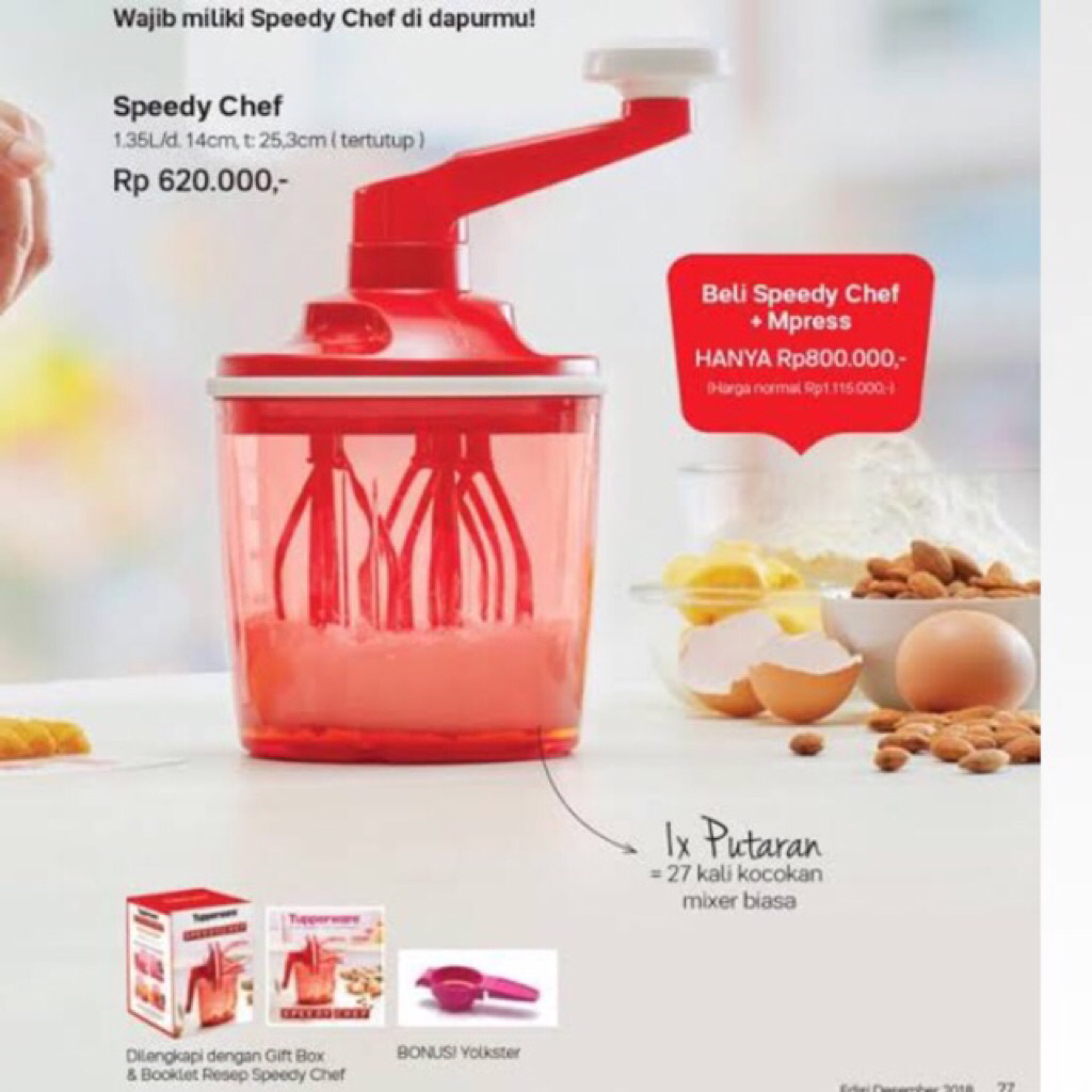 Jual SPEEDY CHEF TUPPERWARE | Shopee Indonesia