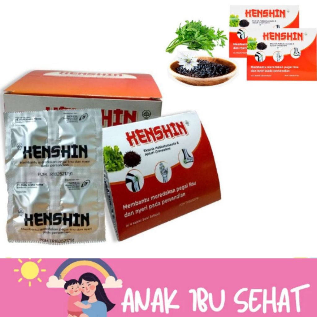 Jual Kenshin obat herbal pegal linu & asam urat (per box 12strp ...