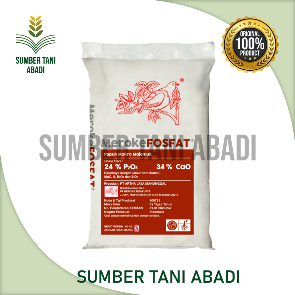 Jual MEROKE FOSFAT - PUPUK MAKRO MAJEMUK - 50KG - MEROKE TETAP JAYA ...
