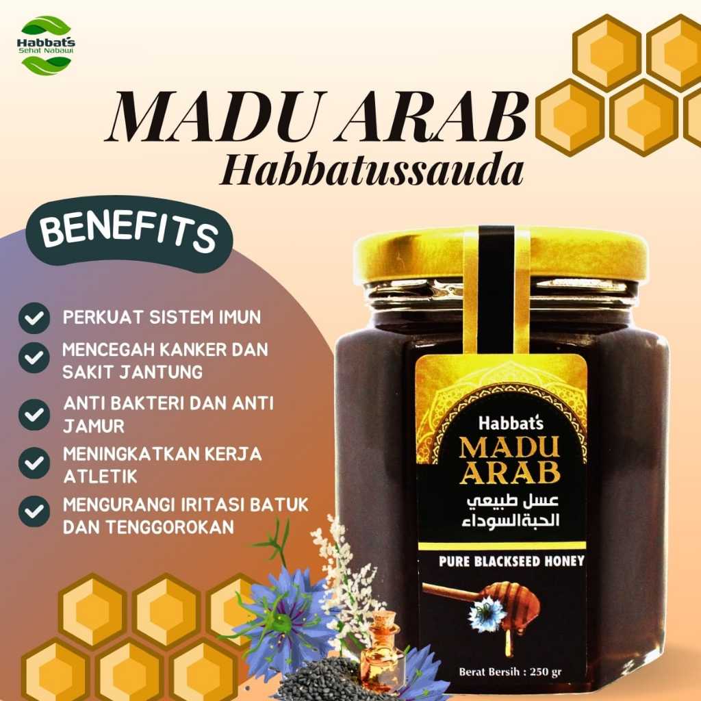 Jual Madu Arab Madu Nektar Habbatussauda Suplemen Herbal Penambah ...