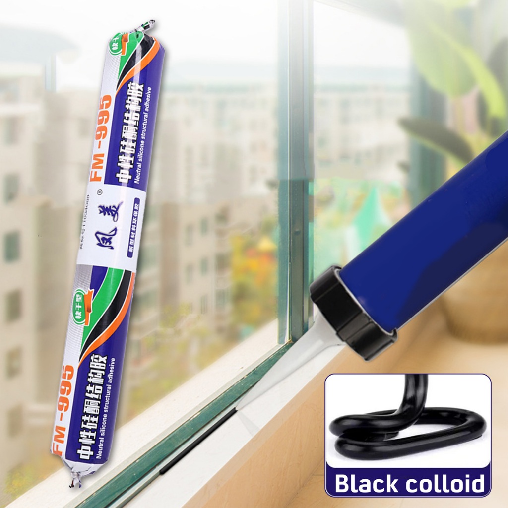 Jual 995 lem silikon netral/lem pintu dan jendela/lem dempul/lem ...
