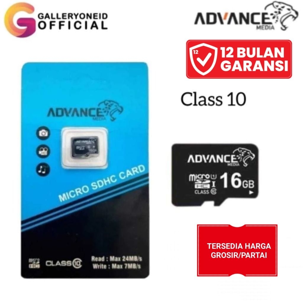 Jual Memory Card HP Micro SD Advance MMC Kapasitas 8 16 32 64 128 GB ...