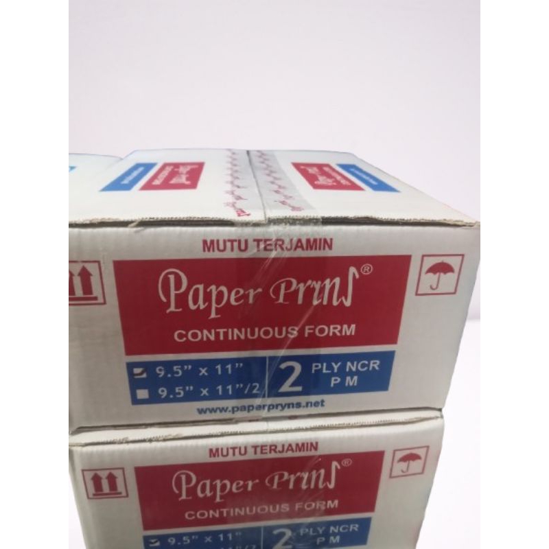 Jual kertas continuous form 9.5 x 11 2 Ply full 1 dus | Shopee Indonesia