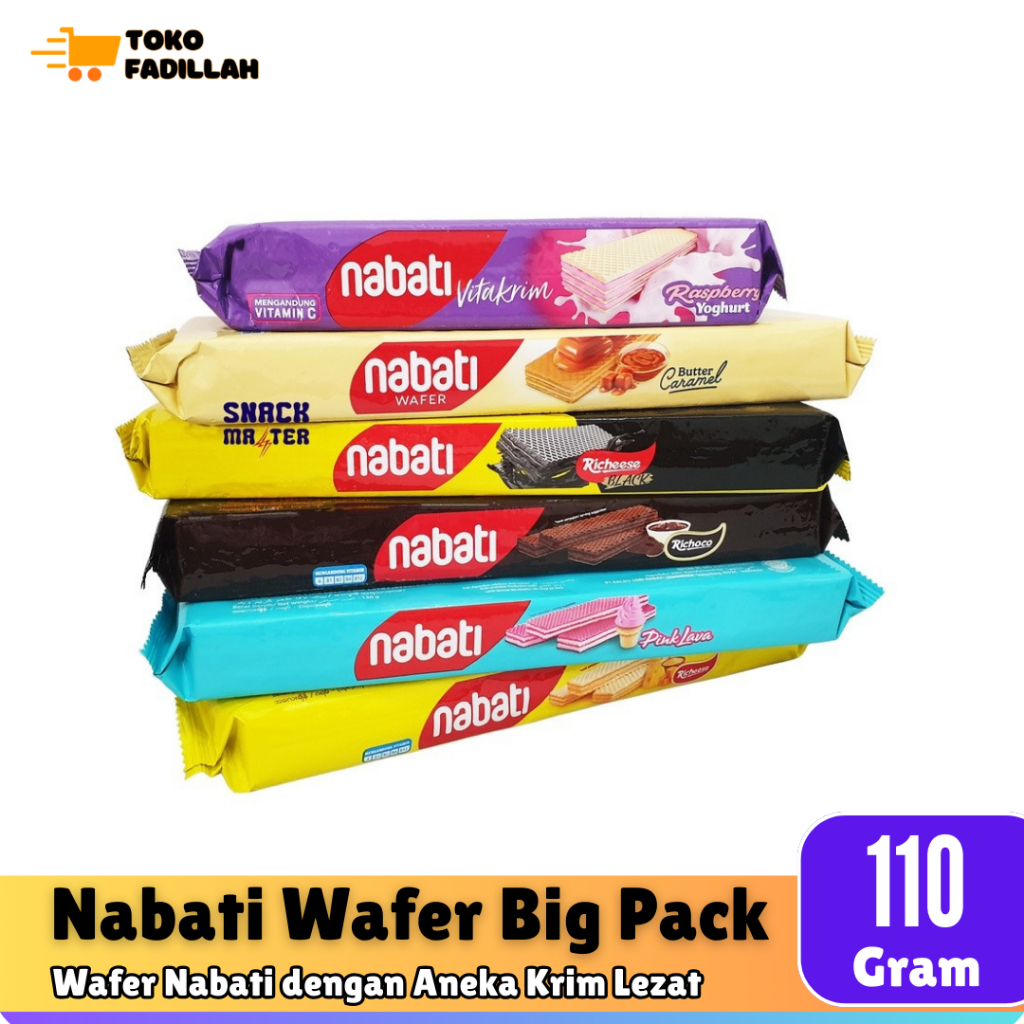 Jual Nabati Wafer 110gr [BIG PACK] - Semua Varian Rasa | Shopee Indonesia