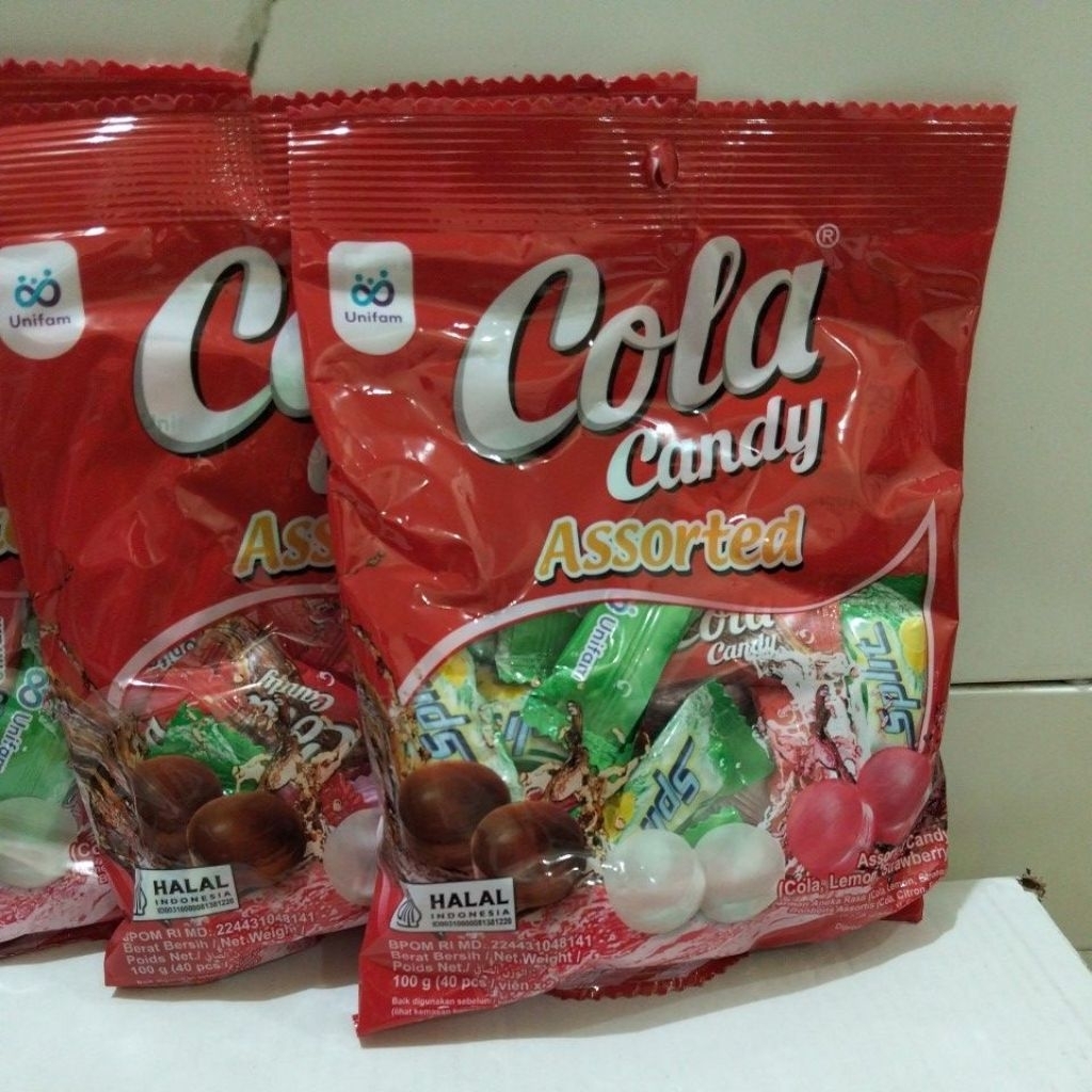 Jual Permen Cola Candy Assorted ( isi 40 pcs) | Shopee Indonesia