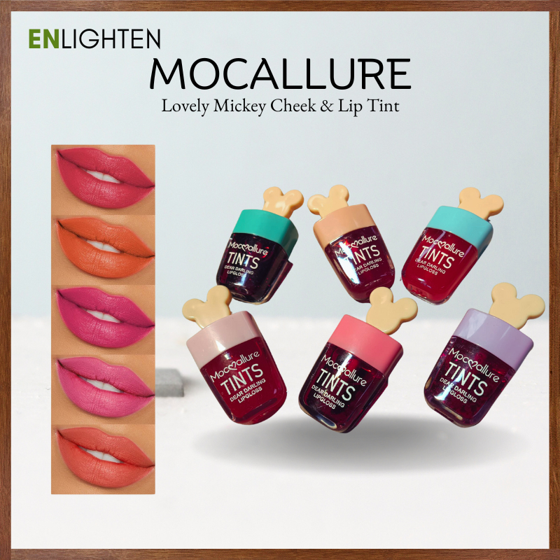 Jual Mocallure Glitter Gloss Dear Darling Mickey Mouse Cheek and Lip ...