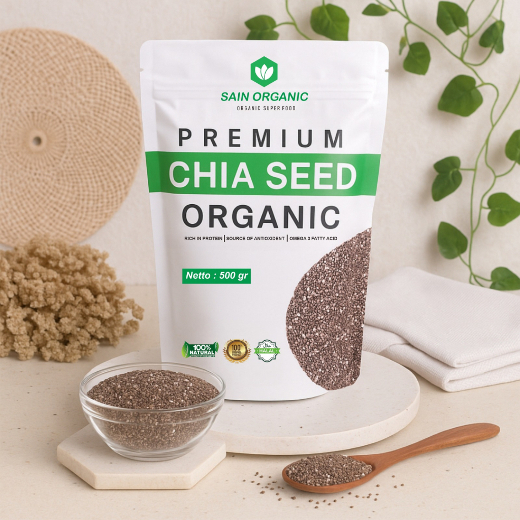 Jual Chia Seed Organic untuk Diet Freshly Black Cia Seed Organik fresly ...