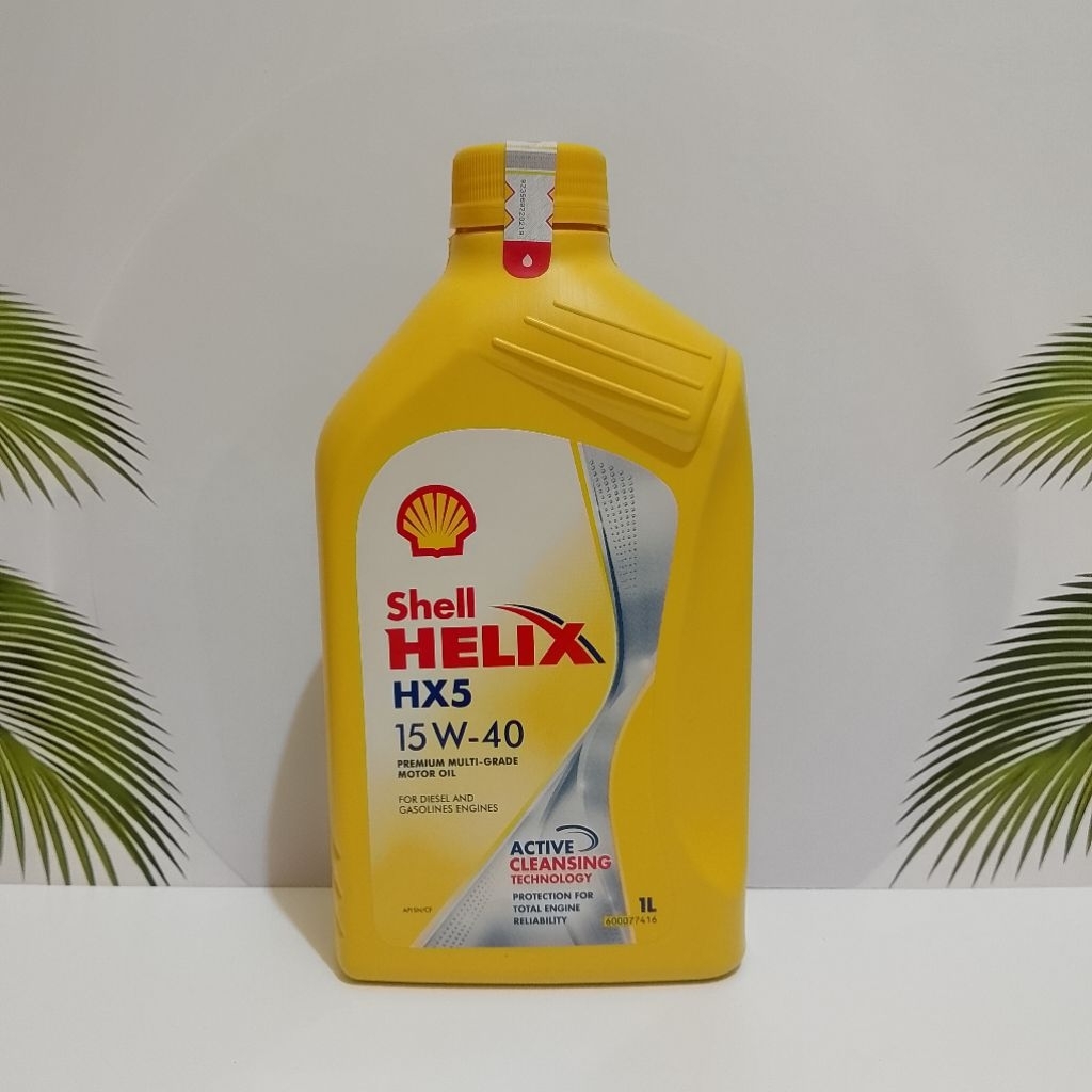 Jual OLI MESIN SHELL HELIX HX5 1 LITER 15W-40 OLI PELUMAS MESIN ...