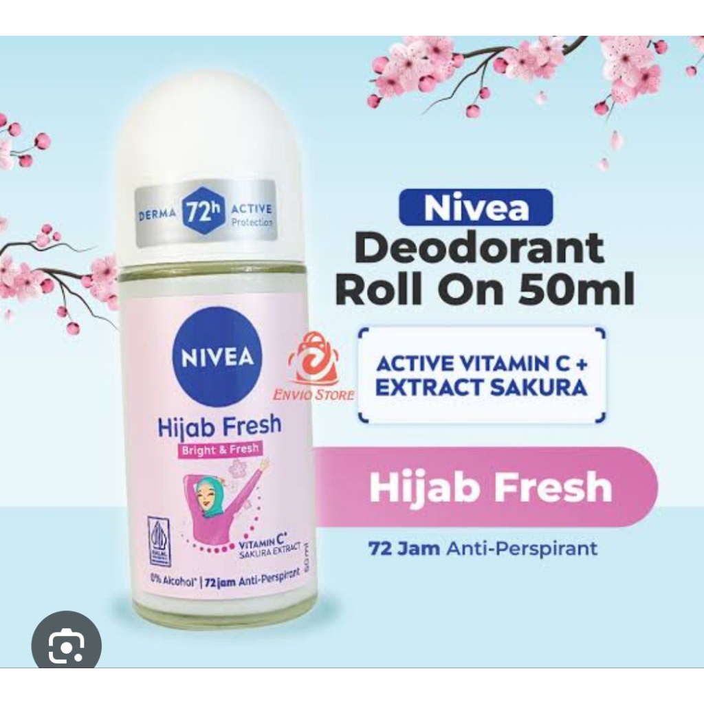 Jual Nivea deodorant hijab fresh 50ml | Shopee Indonesia