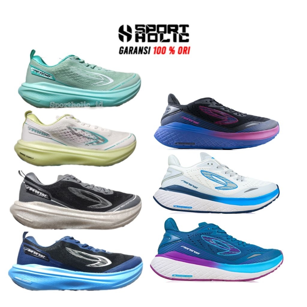 Jual SEPATU RUNNING/LARI 910 NINETEN AURORUN - AURORUN STRIDE 100% ...