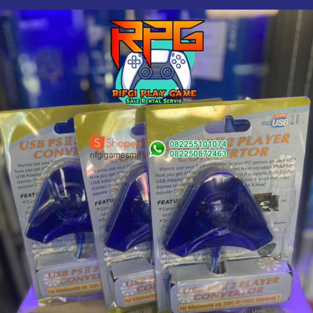 Jual CONVERTER STIK PS2 DOUBLE Dan SINGLE | Shopee Indonesia