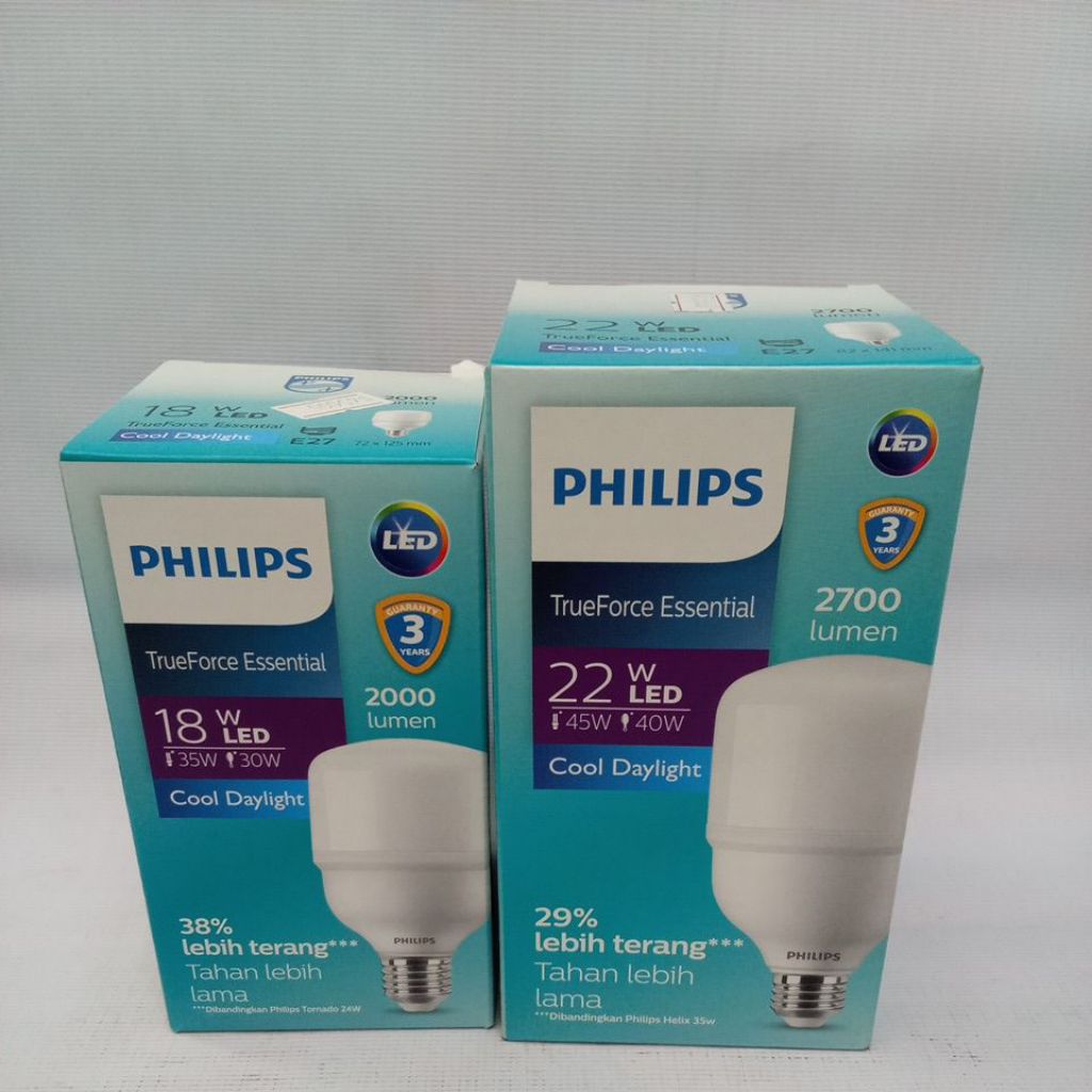 Jual PHILIPS Lampu LED TrueForce 18W 22W - Bohlam Jumbo TForce ...