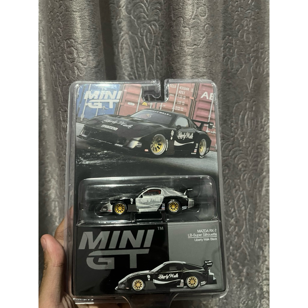 Jual MINIGT Mazda RX7 LBWK Black Chase | Shopee Indonesia