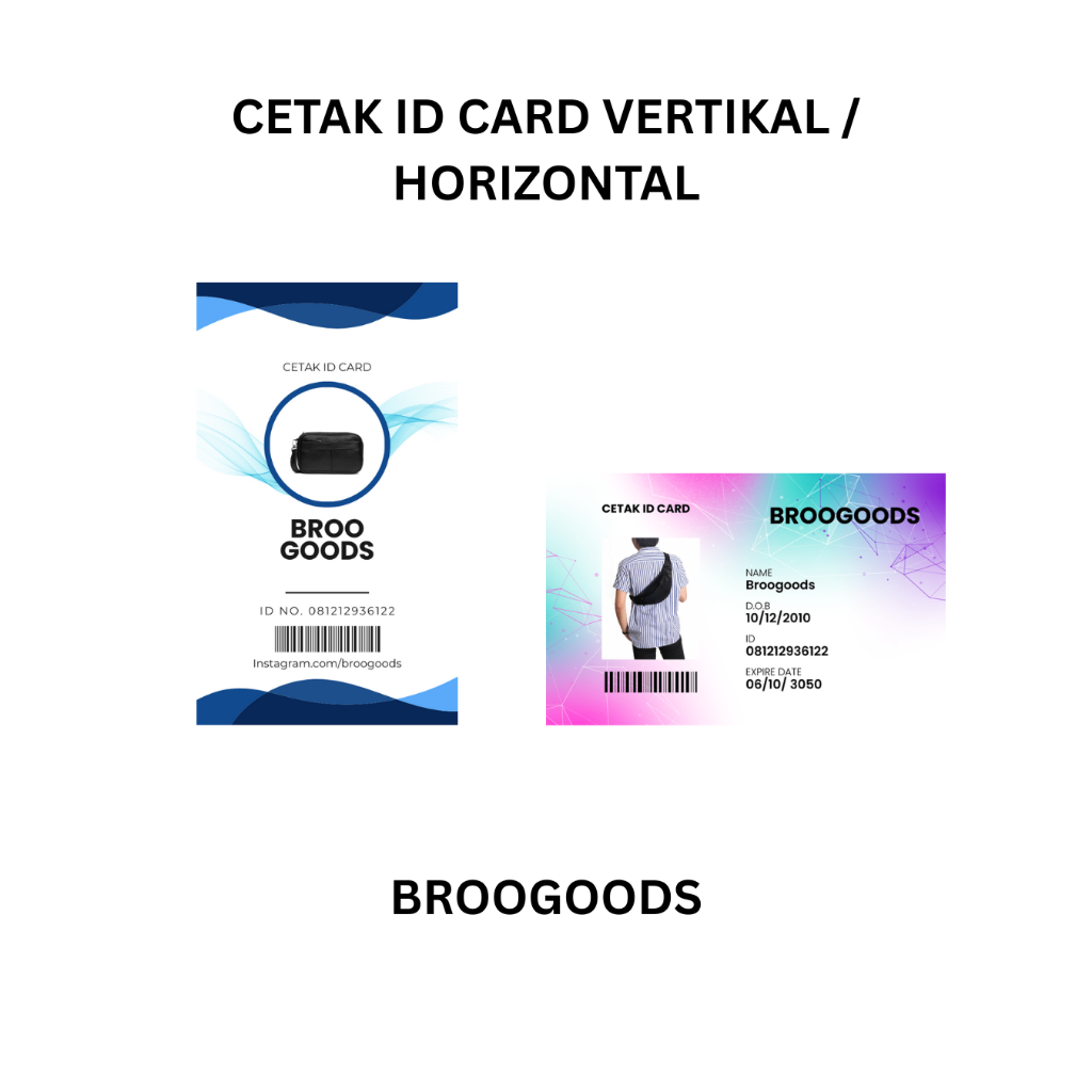 Jual Cetak Id Card/ PVC / Id card Karyawan HANYA CETAK | Shopee Indonesia